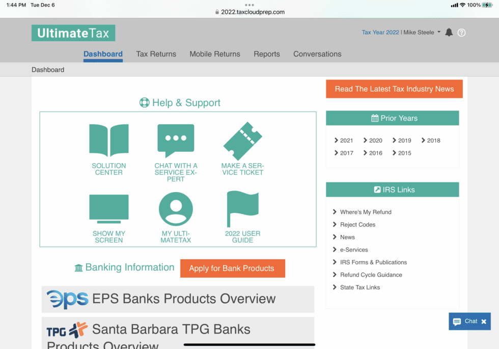 Understanding Tax Software with Bank Products