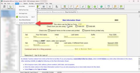 You can get field-specific guidance in the Desktop software! - UltimateTax